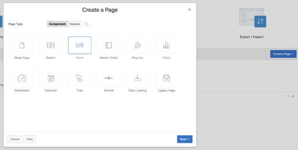 Oracle Apex - Create Report with Form with Region Display Selector ...